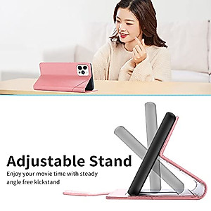 Fansipro Wallet Folio Case for Oppo RENO2 Z, Premium PU Leather Slim Fit Cover for RENO2 Z, 2 Card Slots, 1 Transparent Photo Frame Slot, Anti-Oil, Pink [1 Piece]