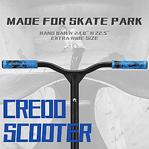 CREDO STREET Stunt Scooter Pro Scooter-Trick Scooter-Designed for Boys and Girls-Freestyle Scooter Perfect for 8+ and Suitable for Riders of All Levels (C6 Gold/Green)