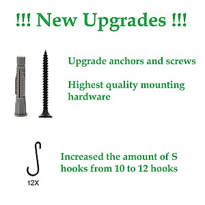 30" Wall mounted pots and pans rack. Pot holders wall shelves with 12 hooks. Kitchen shelves wall mounted with wall hooks. Kitchen storage pot holder pot rack. Pot pan organizer. Pot Pan rack.