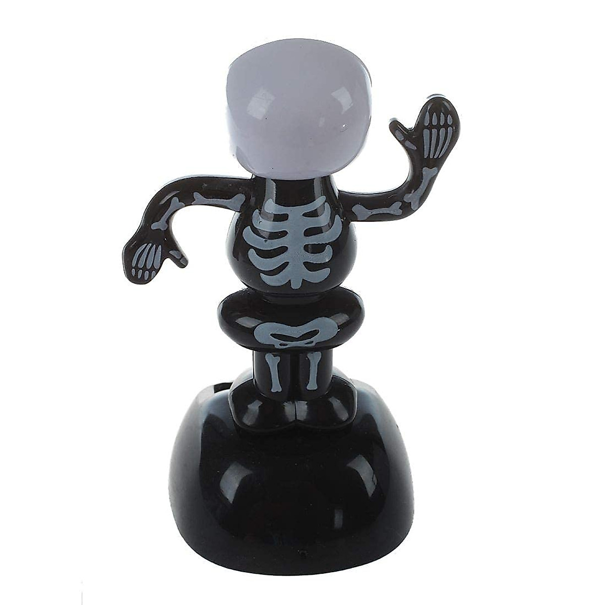 Solar Power Dancing Figure Gruesome Skeleton,Novelty Desk Car Toy Ornament