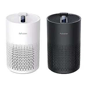Air Purifiers for Home, HEPA Filter Cleaner with Fragrance Sponge, Filters A11ergies, Pollen, Smoke, Dusts, Pets Dander, Odor, Hair, Ozone Free, 20db Quiet for Home, Room, Kitchen - Model: AC400
