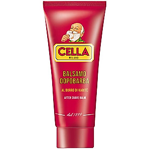 CELLA MILANO, Aftershave Balm with Shea Butter and Almond Oil, Soothes & Conditions, Alcohol Free, Great for Sensitive Skin Too, Made in Italy