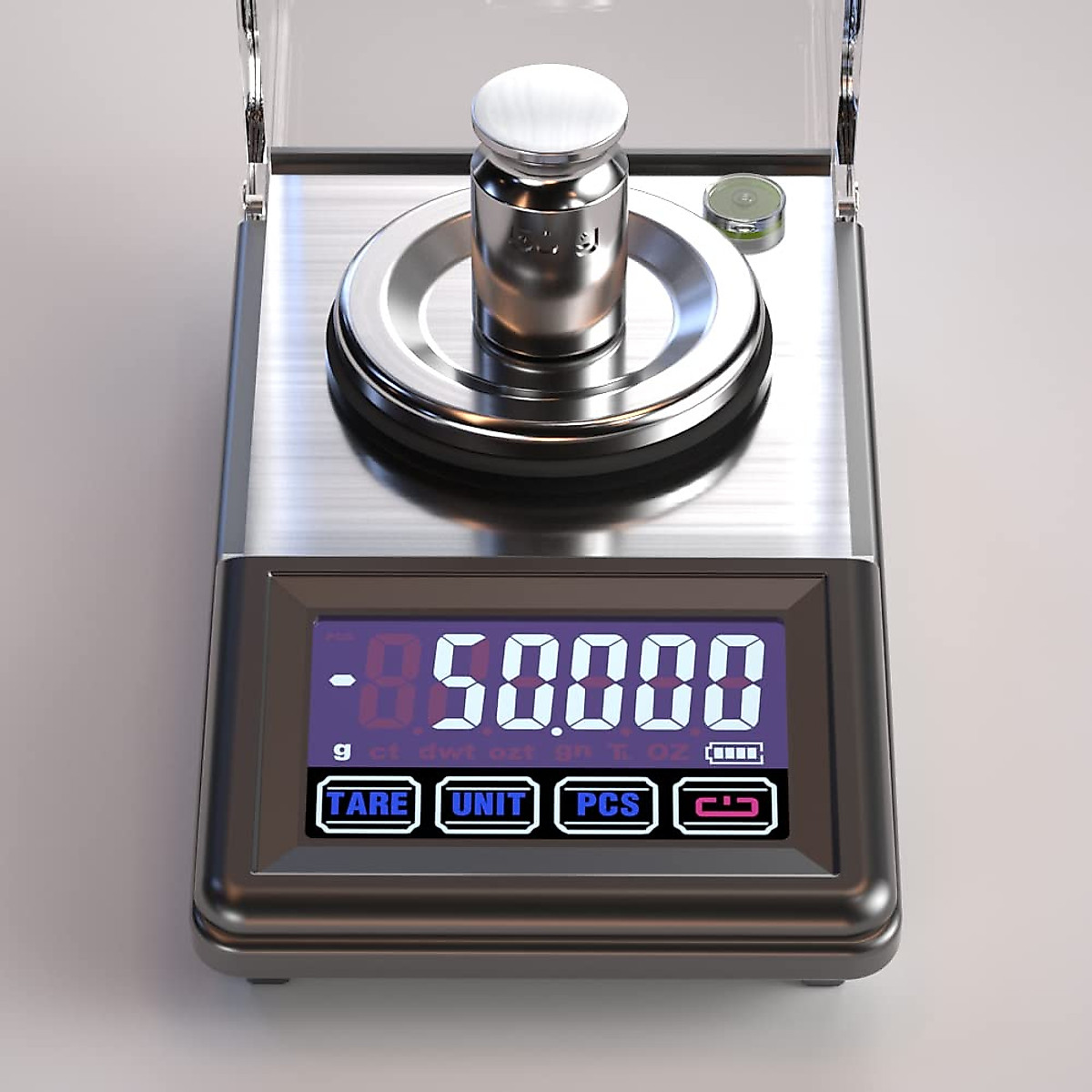 Bulipu 50g/0.001g Digital Scale, Electronic Scale Labs Jewelry Coins Herbs Food, 2646