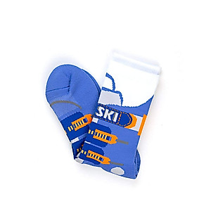 ChalkTalkSPORTS Skiing Woven Mid-Calf Socks | Everyday Casual Ski Socks | Ski Boot Adult