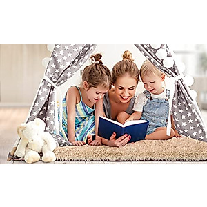 Sovolibee Ultra Soft Fluffy Area Rugs for Bedroom Living Room, Indoor Shaggy Non-Slip Floor Carpet for Room Girls Dorm Baby Nursery Play Mat- Modern Home Decor Rug 3x5 Feet Khaki