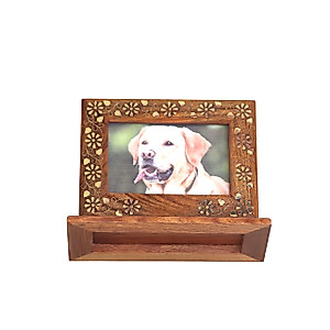 Wooden Photo Urns for Pet Ashes | Wood Cremation Urns | Decorative Urns | Funeral Urns | Handmade Urn for Cat and Dog | Keepsake Urns
