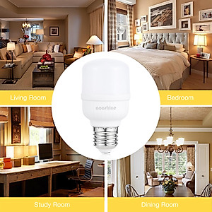 aooshine Q50 Dimmable LED Light Bulb - 3000K Warm White LED Light Bulb, Standard E26 Base, 1 Pack, 650 Lumens, 120Volts 6Watts LED Lighting Bulbs for Lamp