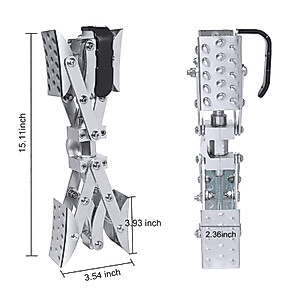 Sulythw X Chocks Wheel Stabilizer for Travel Trailers PRO [Specially Designed for Travel Trailers] Camper Wheel Chock Scissor Anti-Move Tire RV Accessories and Parts Multi-Function Wrench