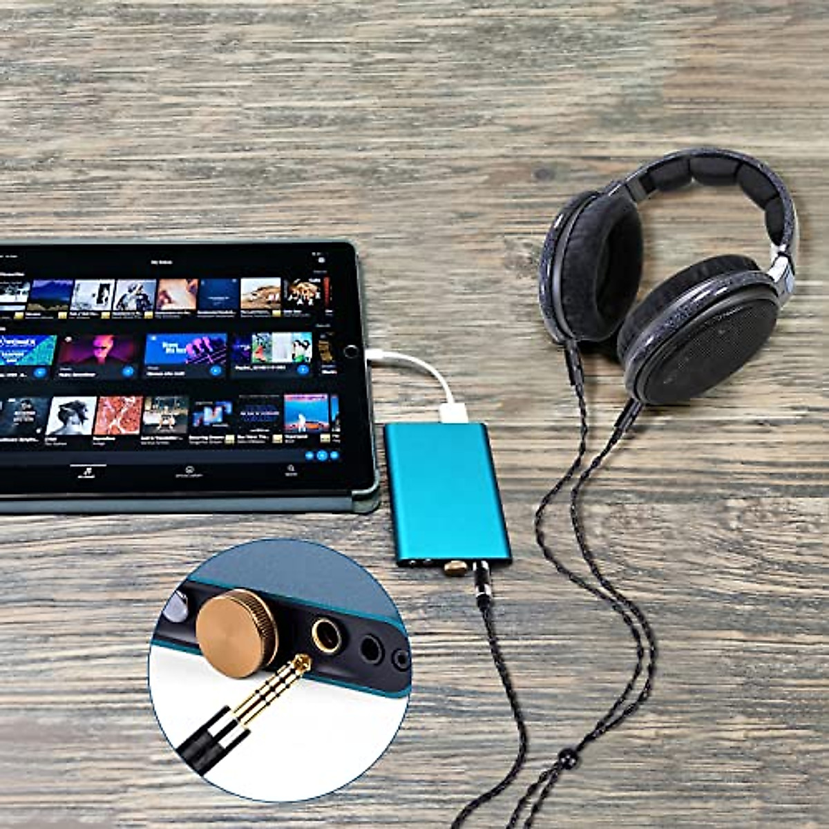 weishan 4.4mm Balanced Cable Replacement for Sennheiser HD600, HD650, HD6XX Headphones, 8 Core Silver Plated Audio Wire, 4ft