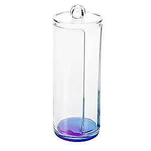 Simplify Ombre, Durable, Stylish, Easy to Refill Cotton Pad Holder, Multicolor Bath Accessories Organizers Collection