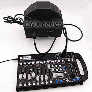Dmx Console,Universal DMX-512 Controller 192 DMX 512 Stage DJ Light Controller 240 Different Scenes Dmx512 Console Applicable to 3-Pin DMX Cable for DJs Bands Bars Pubs Clubs Family Party Wedding etc…