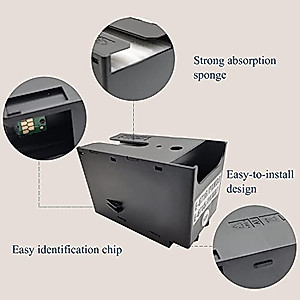 T6715 T6716 Ink Maintenance Box Remanufactured for Workforce Pro ET-8700 WF-C5790 WF-C529R WF-C579R WF-M5299 WF-M5799 WF-C5710 WF-C5290 C5210 WF4720 WF4730 WF4740 WF4734 EC4020 EC4030 EC4040 Printer