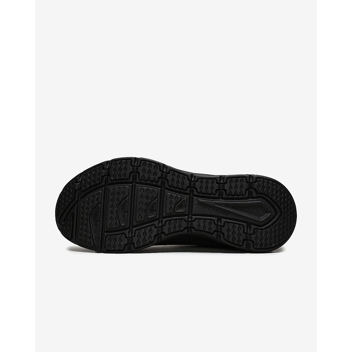 Skechers Women's D'LUX Walker-Infinite Motion Sneaker, Black, 8 M US