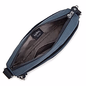 Kipling Women's Sebastian Crossbody, Super Light, Durable Messenger, Shoulder Bag, Nocturnal Grey