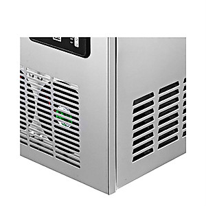 KNOXC Water Taps, Freestanding Commercial Ice Makerhine, with 10Kg Storage Capacity, Ideal for Restaurants, Bars, Homes and Offices, Access to Tap Water