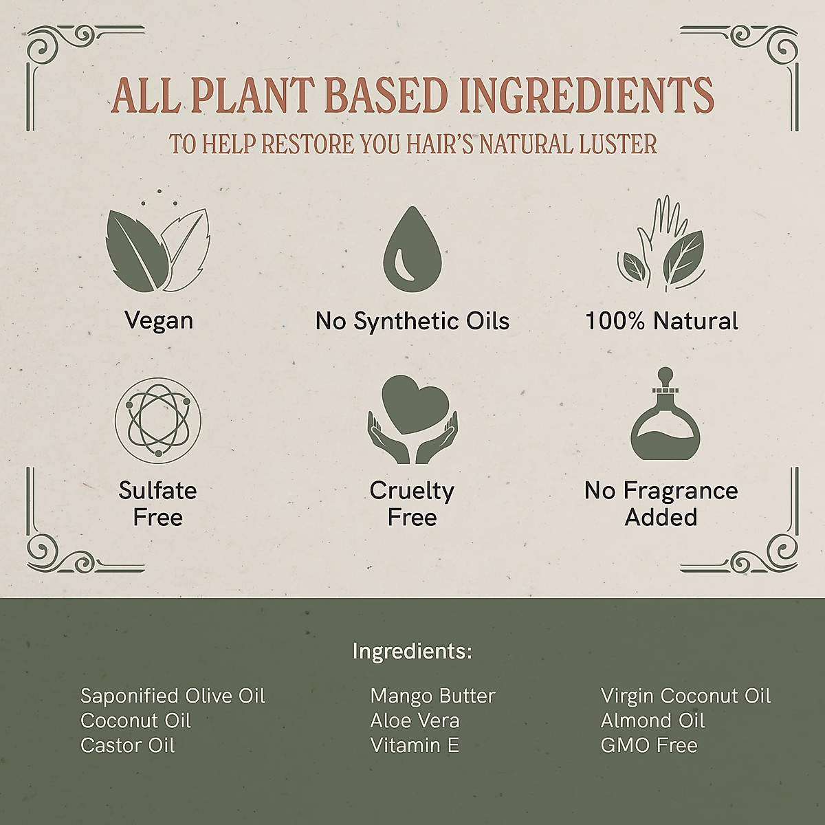 J·R·LIGGETT'S All-Natural Shampoo Bar, Moisturizing Formula -Supports Strong and Healthy Hair -Nourish Follicles with Antioxidants and Vitamins -Detergent and Sulfate-Free, Set of Three,3.5 Ounce Bar