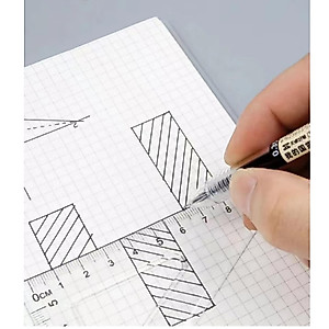 Gel Ink Pen Japanese Style Liquid Ink Rollerball Pens Quick Drying 0.35mm Ultra Fine Point Ballpoint Maker Pen Premium for Office School Stationery Supply,12 Pcs/Set, Black