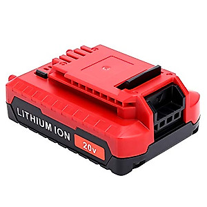 ELEFLY 2 Pack 20V Max 3.0Ah Battery Replacement for Porter Cable 20V Lithium Battery PCC680L PCC681L PCC682L PCC685L PCC660B PCC790B 20V Cordless Power Tools Battery