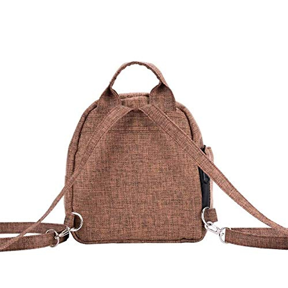 Discreet Smoker Smell Proof Mini Backpack with Secret Lock (Black)