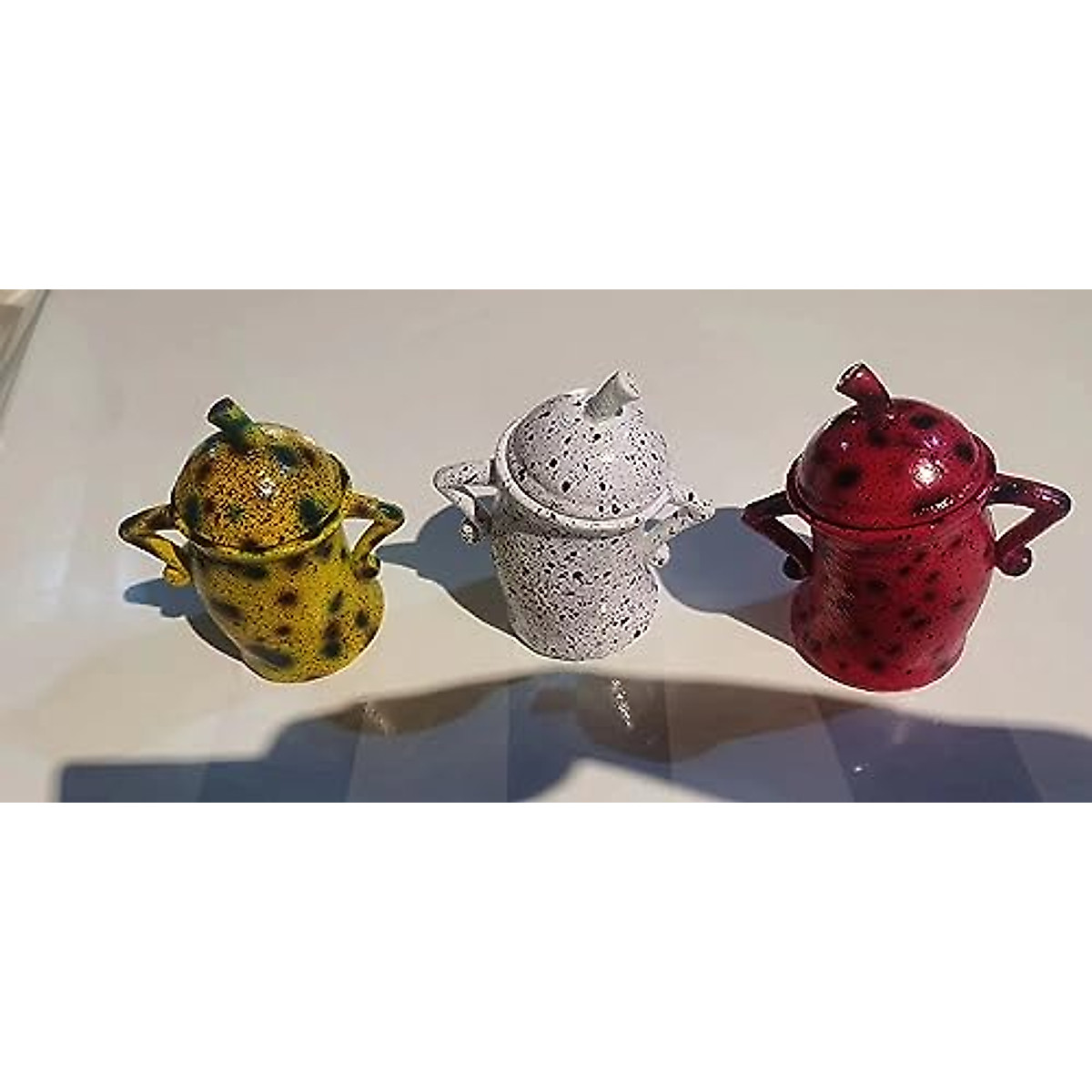 BOSONS Canister With Attitude,Fun sassy Airtight Ceramic Kitchen Storage Canisters,Food Storage Jar With Airtight Lid,Perfect For Coffee Tea Sugar Spices And More Food Jars (Red)