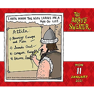 The Argyle Sweater 2021 Day-to-Day Calendar