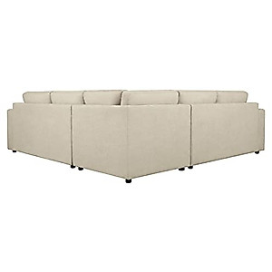 Abbyson Living Elliot Sofa - Transitional Design, Fabric, Stain Resistant, Sand
