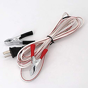 kipa 10.1 Feet 12 Volt D.C. Battery Charging Cord Replace for EU1000i EU2000i EU3000i EU3000ckag Generators # 32660-894-BCX12H Alligator Clips Durable