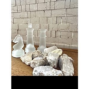 Sacred Raw Gems from Jerusalem - 10 Natural Small Rocks for Jewish Memorials, Graves, Funerals, and Traditional Ceremonials