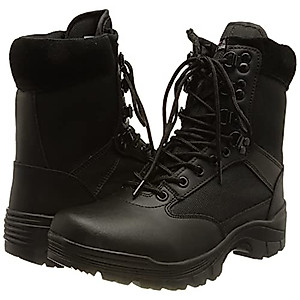Mil-Tec Men's Combat Boots, Black, 8 US
