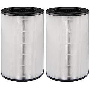 AP-T45 AP-T40FL Replacement Air Filter, 5-in-1 Air Purifier Compatible with 1461901 Homedics HEPA Filter AP-T40, AP-T45-BK, AP-T45WT, AP-T40WT, AP-T40WTAR, 2-Pack