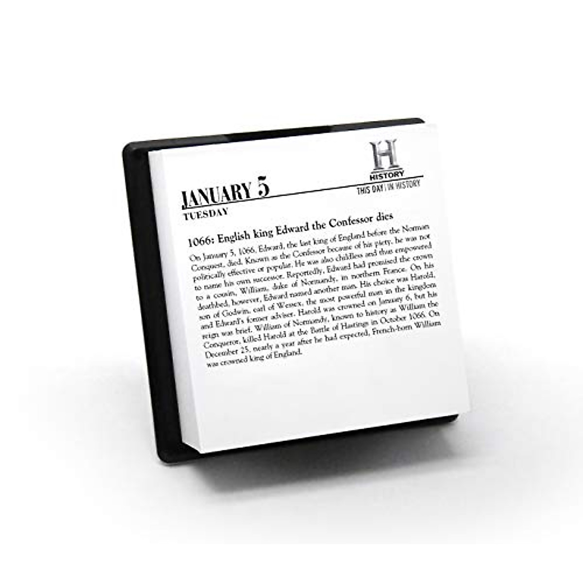 2021 History Channel This Day in History Boxed Calendar: 365 Remarkable People, Extraordinary Events, and Fascinating Facts (Hanging Monthly Calendar with Photography, Office Gifts for Him or Her)