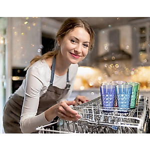 SCANDINOVIA - 26 oz Unbreakable Premium Iced Tea Drinking Glasses Tumbler (Set of 6) - BPA Free Super Grade Acrylic Plastic Cups - Dishwasher Safe, Juice, Beverages, Drinks, Cocktails