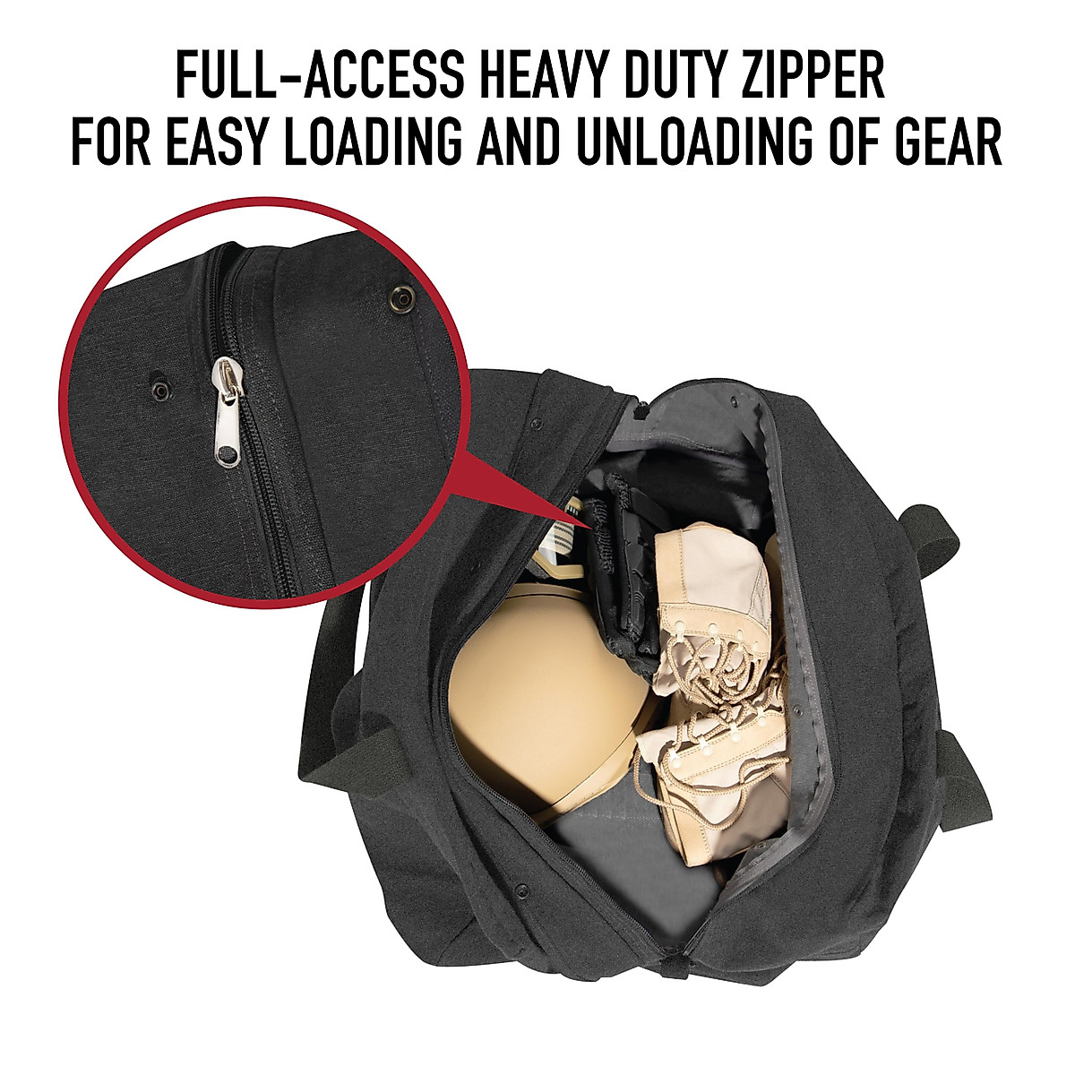 Rothco 3523: Canvas Parachute Cargo Bag