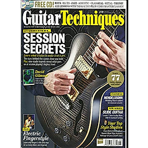 GUITAR TECHNIQUES MAGAZINE, JUNE, 2017 NO. 270 FREE CD MISSING.