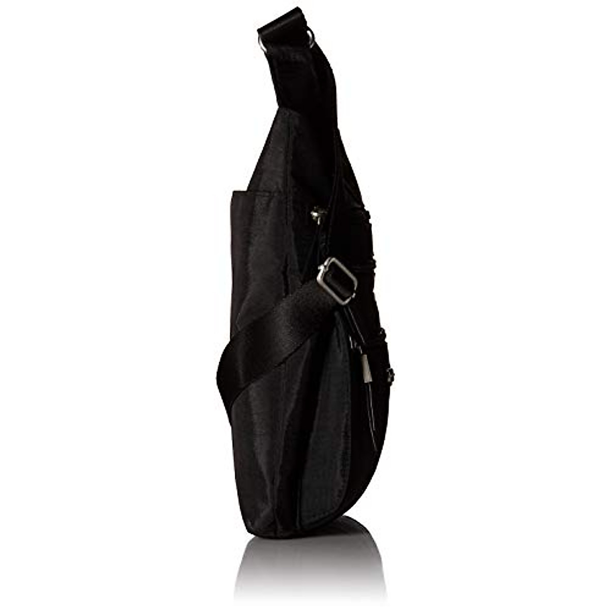 Baggallini womens Around Town Bagg With Rfid Wristlet Handbags, Black, One Size US