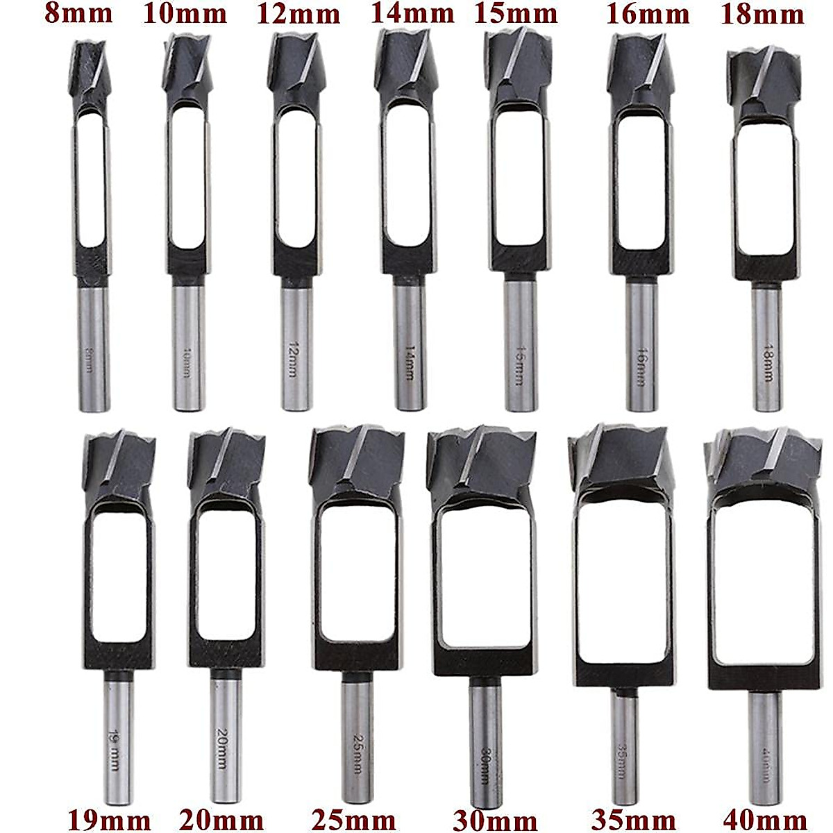 MINGRUI Wood Plug Hole Cutter Tenon Dowel and Plug Drill Woodworking Cutter Tenon Woodworking Furniture Making Carpentry Tool (20mm Drill Inner bore)