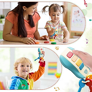 Tinabless Baby Toys 3-6 Months Infant Musical Toys for Babies 3-6-12 Months, Baby Bunny Early Educational Light Up Toy, Baby Learning Toy 12-18 Months Newborn Toy Baby Boys and Girls Gifts