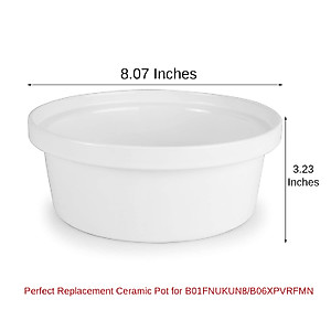 Artestia Electric Chocolate & Cheese Fondue Set 8" Ceramic Inner fondue Pot,derretir queso zen fondue cheeses pot…