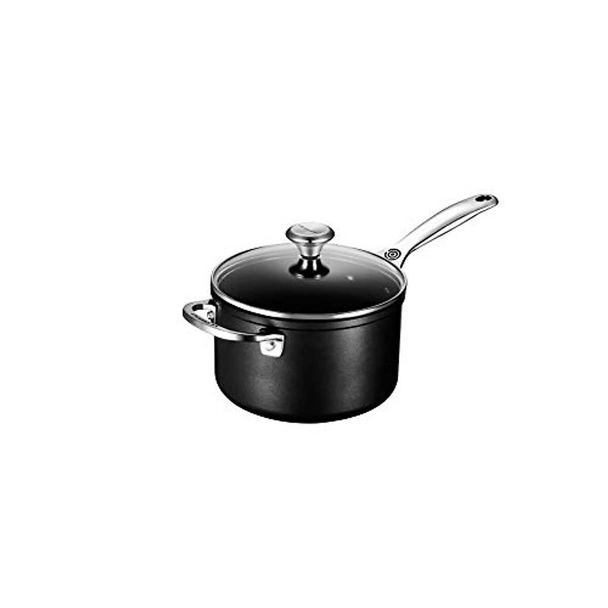Le Creuset Toughened Nonstick PRO Saucepan With Glass Lid, 3 qt.