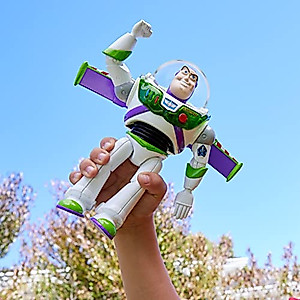 Disney Pixar Toy Story 4 Blast-Off Buzz Lightyear Figure, 7 in / 17.78 cm-Tall, with Lights, Phrases, Sounds and Pop-Out Wings, Gift for Kids 3 Years and Older [Amazon Exclusive]