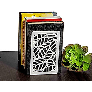 Book End, Bookends for Shelves, Book Ends to hold Books heavy duty, Book Holders for Shelves, Bookends Decorative, Metal Bookends, Book Shelf Decor