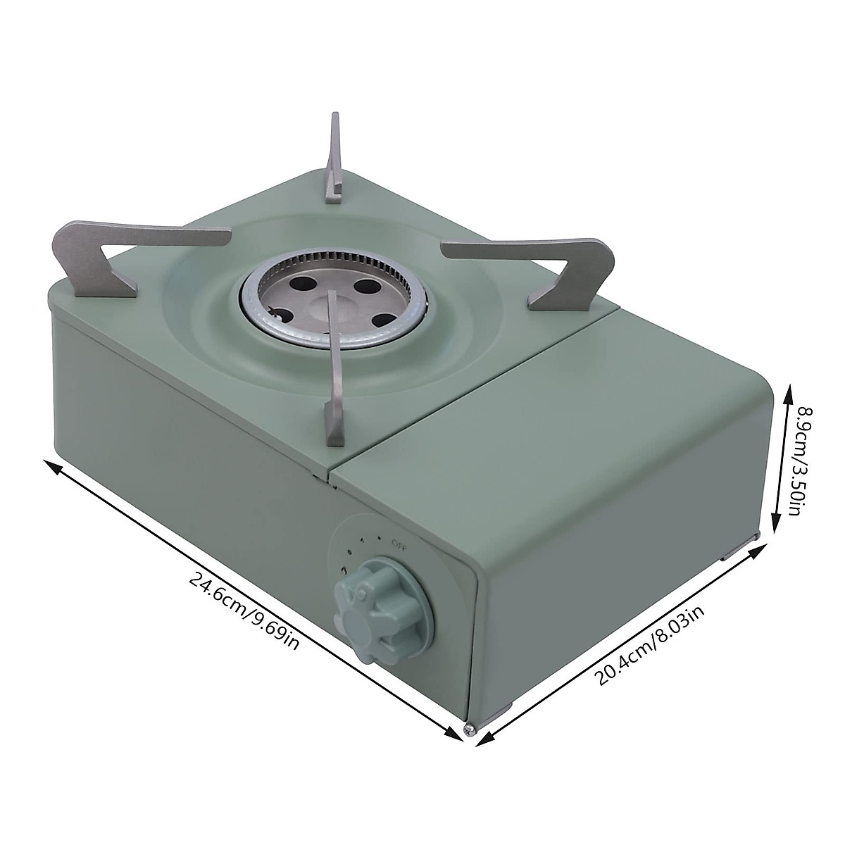 Mini Camping Stove Burner, Portable Butane Stove for Camping, Picnic, Outdoor Single Burner Camp Stove with Carrying Case for Outdoor Backpacking Hiking Picnic