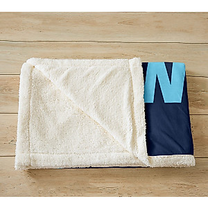 Feelyou Kids Swimmer Sherpa Throw Blanket Water Sports Theme Fleece Blanket for Boys Girls Teens Swimming Lane Decor Plush Blanket Swim Lover Fuzzy Blanket Flannal Blanket Throw 50"x60"