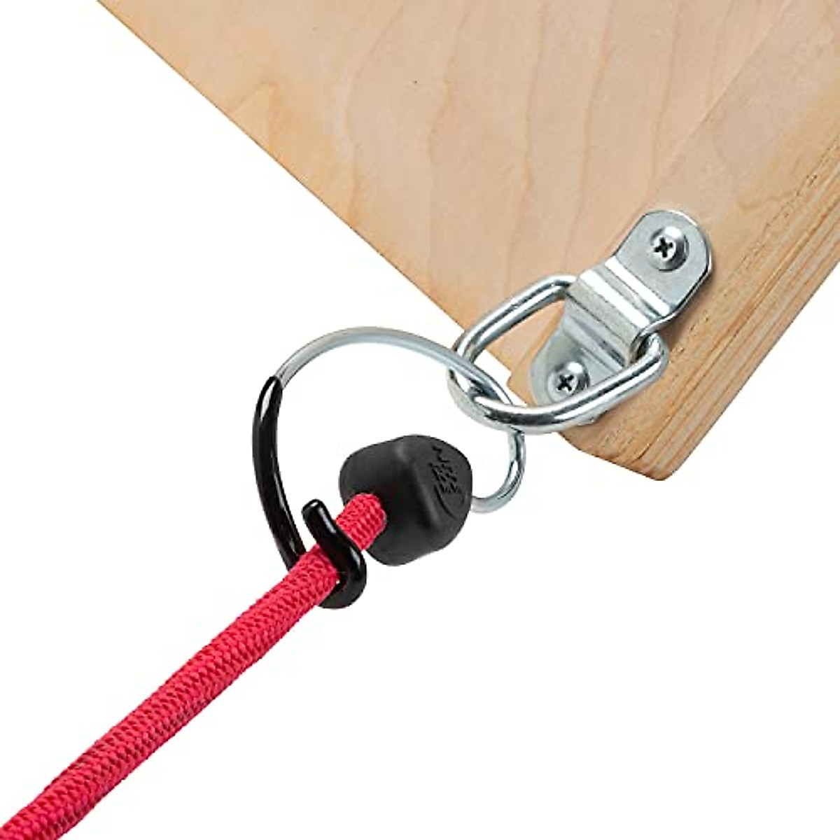 Nite Ize, Inc. BHL24-10-R3 Nite IZE HookLock, Premium Steel Locking Hook Bungee Cord, 24 Inch, Red