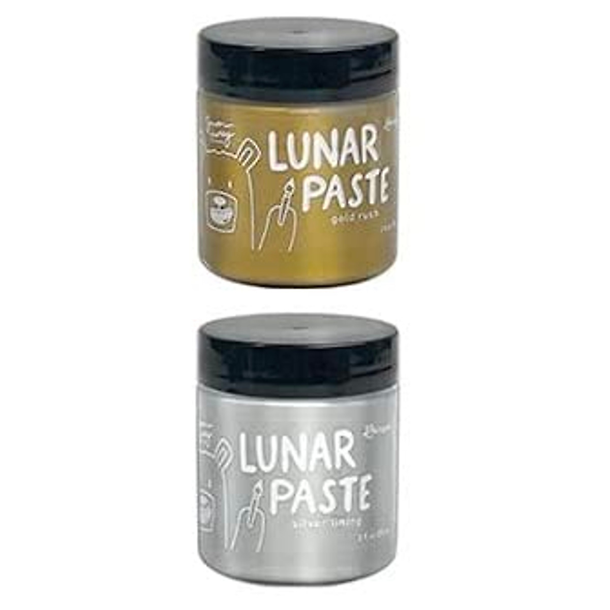 Bundle Simon Hurley Create. Oct. Lunar Paste Bundle -Gold Rush and Silver Lining