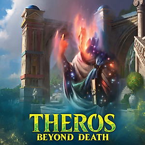 Magic The Gathering Theros Beyond Death Bundle | 10 Booster Packs (150 Cards) | Foil Lands | Accessories