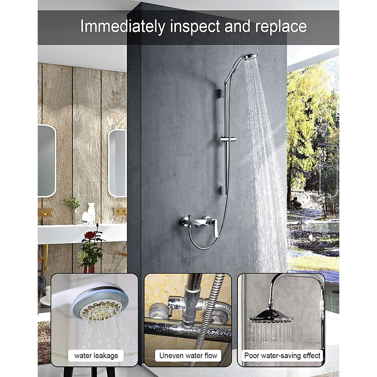 6 Setting Diverter Cartridge Replace RP51919 Fit for R11000 R22000, 6 Way Shower Faucet Valve Brass Faucet Replacement