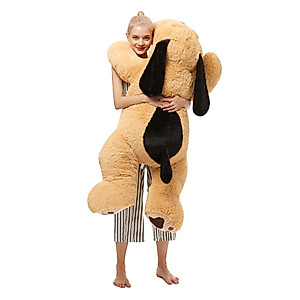 MorisMos Giant Stuffed Dog Animal, Huge Stuffed Dog Plush,Soft Large Stuffed Dog Pillow for Kids,Girls, Boys, 51 Inch