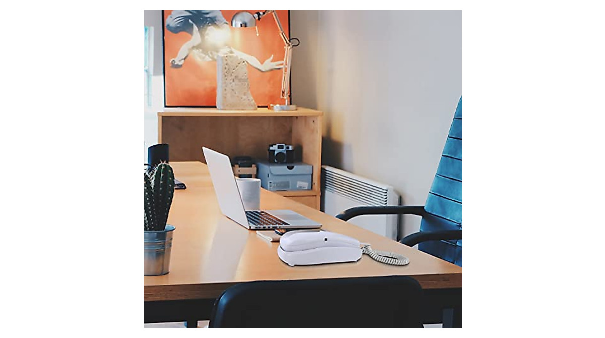 Slimline White Colored Phone for Wall Or Desk with Memory — 🛍️ The ...