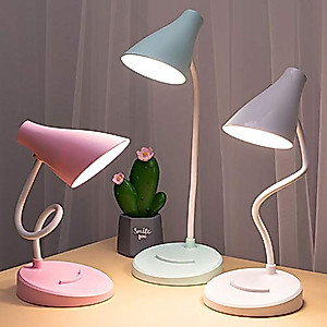 Useful LED Table Lamp Desk Lamps with 3 Lighting Modes Chargeable Dimmable Modern Bedside Nightstand Lamp for Reading Bedroom Office Desk lamp (Color : Green)